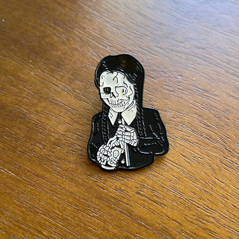 Wednesday Addams Pin - Gem
